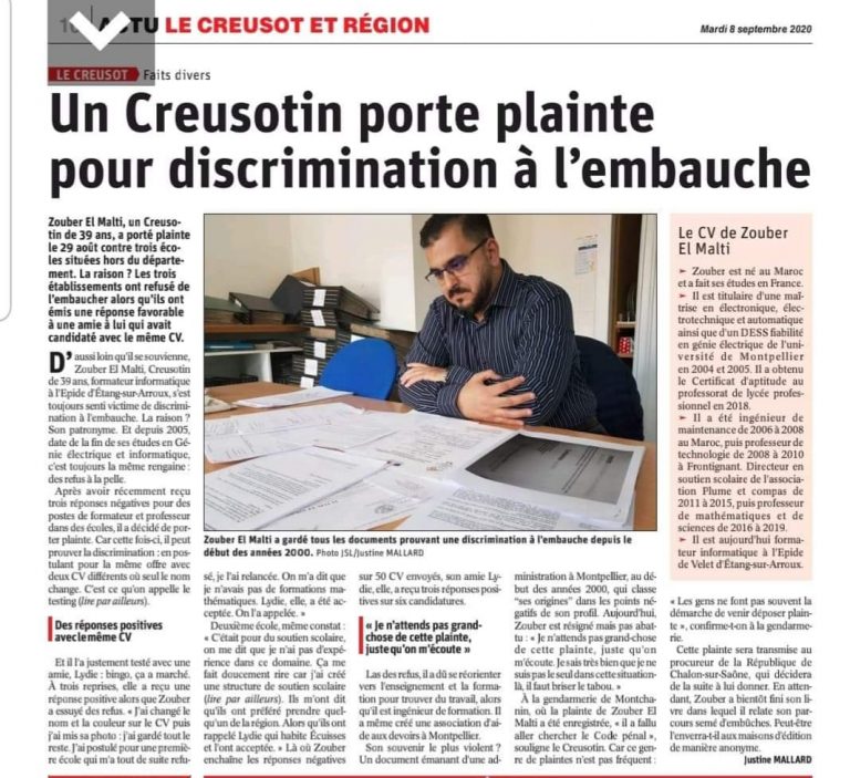 Plainte contre trois écoles pour discrimination à l'embauche - (affaire ...